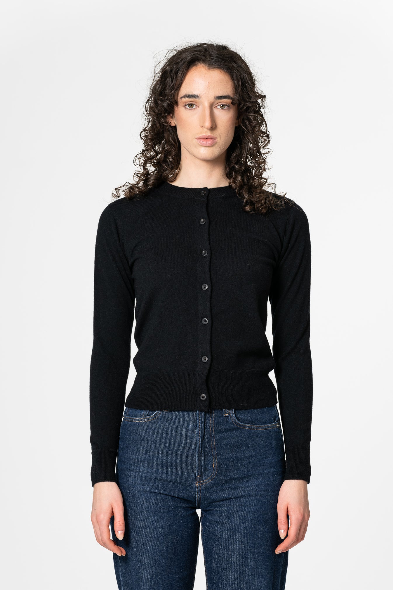 MERINO Cardigan - Black – DINADI